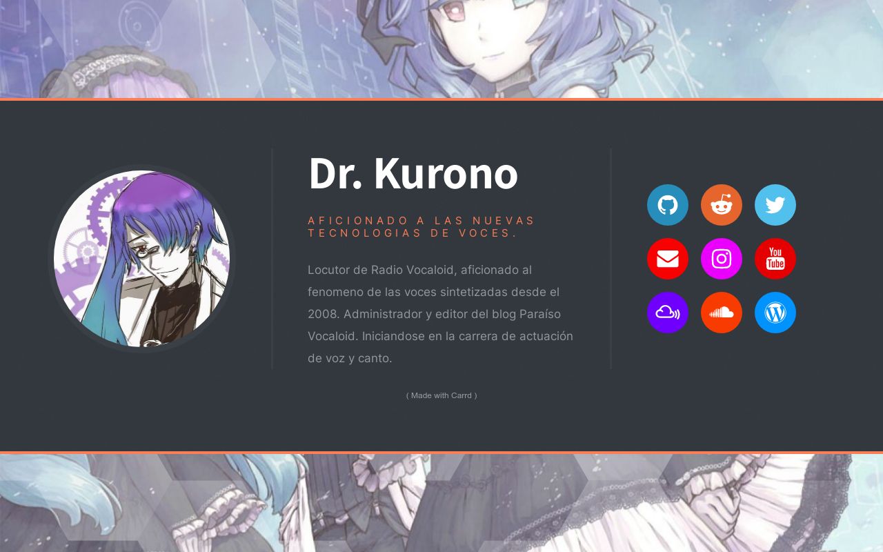 Redes Sociales de Dr. Kurono